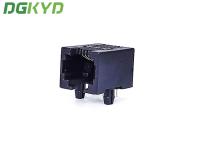 China Single Port RJ45 Modular Socket Lightless Plastic 6p4c Interface 10/100/1000BASE-T for sale