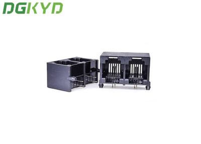 Китай Гнездо сетевого порта RJ11 пластиковое черное 6p6c без трансформатора продается