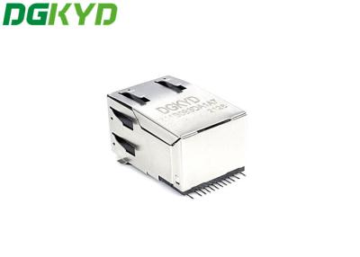 中国 DGKYD311B083DA1A7S009 SMT RJ45 Ledsが付いている磁気ジャック100の基盤Tの調節版 販売のため
