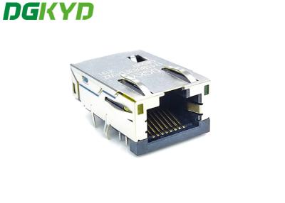 중국 금속은 저자세 SMT Cat5 Rj45 모듈러 잭 하락 탑재를 덤으로 보호했습니다 판매용