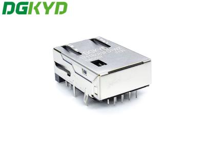 중국 금속은 저자세 SMT Cat5 Rj45 모듈러 잭 하락 탑재를 덤으로 보호했습니다 판매용