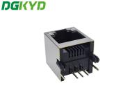 China Shielded RJ11 Modular Jack Connector 6P6C Without Filter - 350uH Inductance, 265℃ Solder Rating for sale