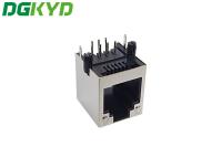 China Shielded RJ11 Modular Jack Connector 6P6C Without Filter - 350uH Inductance, 265℃ Solder Rating for sale