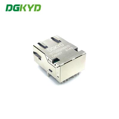 China DGKYD1611Q002HWA10DB057(10G) 10G Network Filter 8P12C RJ45 Network Port Connector With Light for sale
