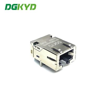 China DGKYD1611Q002HWA10DB057(10G) 10G Network Filter 8P12C RJ45 Network Port Connector With Light for sale