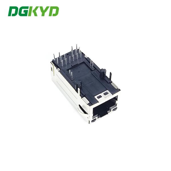 DGKYD411Q200AB2A2DPC057 50U 5G RJ45 Shielded Connector Single Port RJ45 Network Connector