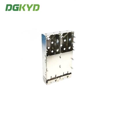China Receptacle 0.8mm SFP Connector RJ45 Pitch Right Angle Speed Connector for sale