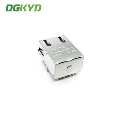 Китай фильтр локальных сетей гигабита порта соединителя Rj45 24.13mm со светлой шрапнелью продается