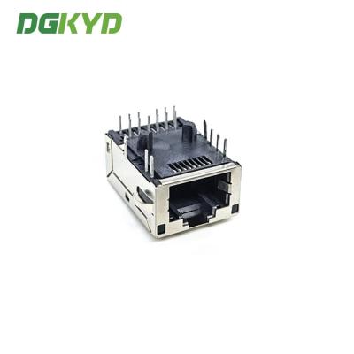 Китай фильтр локальных сетей гигабита порта соединителя Rj45 24.13mm со светлой шрапнелью продается