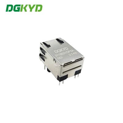 China PA66 beschermde schakelaar 25.8mm Netwerkcontactdoos RJ45 van 6U ethernet rj45 met Transformator Te koop