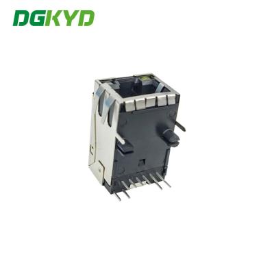 China PA66 beschermde schakelaar 25.8mm Netwerkcontactdoos RJ45 van 6U ethernet rj45 met Transformator Te koop