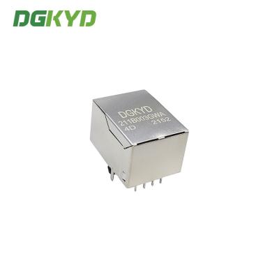 China DGKYD211B003GWA4D Modulaire het Netwerkschakelaar van de ONDERDOMPELINGSrj45 Enige Haven Te koop
