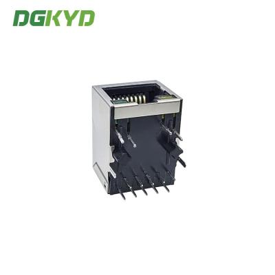 Китай Порт соединителя 10P8C RJ45 DGKYD модульный одиночный с трансформатором продается