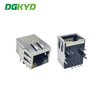 중국 주도한 것을 가진 DGKYD111B138DB1A1D 8P8C RJ45 단일 포트 플러그 커넥터 판매용