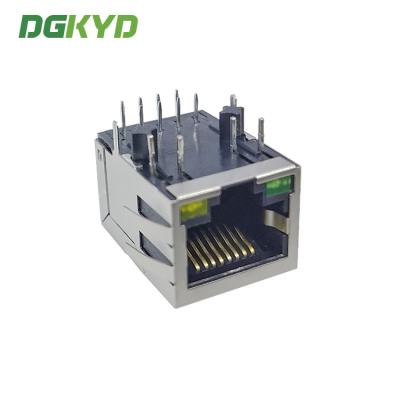 China 1x1 haven8p8c RJ45 Enige Haven Magnetisch Jack With Transformer Te koop