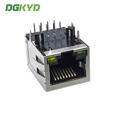 China De Enige Haven van DGKYD111B481FA2A1DFL 10P8C RJ45 met Transformator Te koop