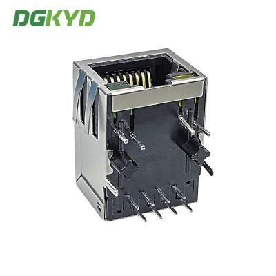 China De Enige Haven van DGKYD111B481FA2A1DFL 10P8C RJ45 met Transformator Te koop