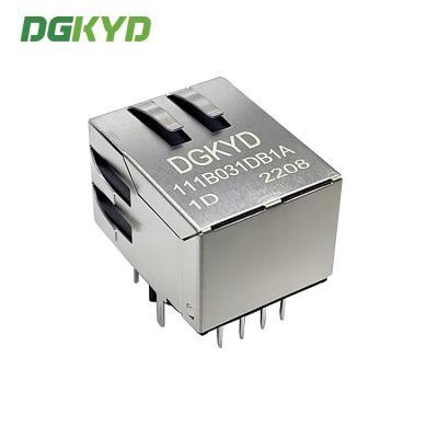 China Juiste PCB zetten RJ45 Modulair Jack With Transformer op Te koop