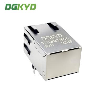 China DGKYD Gigabit Ethernet die de Modulaire RJ45 Hefboom van 10P8C filtreren Te koop