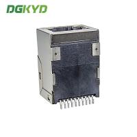 China DGKYD911B031AB2W4S057 SMD RJ45 Network Interface 8P8C Modular Jack with 10/100 BASE-T/TX Speed for sale