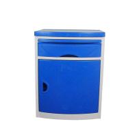 China ABS Plastic Hospital Bedside Cabinet With Casters for sale