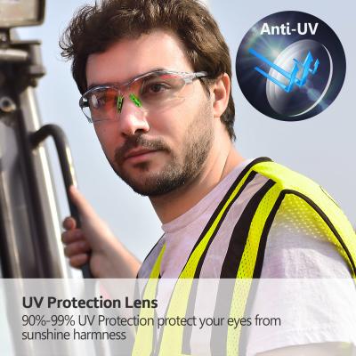 Cina Punta resistente del naso degli occhiali di protezione dell'anti graffio UV degli occhiali di protezione degli occhiali di protezione dell'ANSI Z87 TPR in vendita