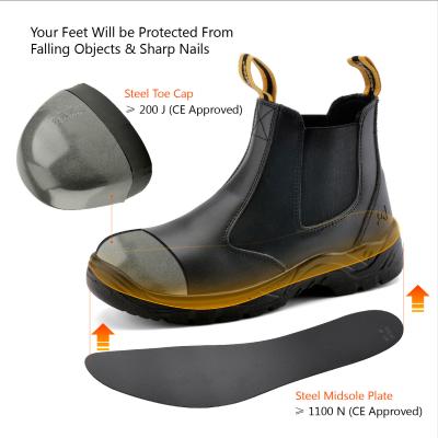 Cina Le scarpe di sicurezza degli Stati Uniti 3-14 funzionano l'acciaio respirabile Toe Work Boots degli stivali S3 SRC in vendita