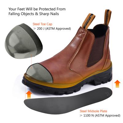 Cina Le scarpe di sicurezza di S3 SRC funzionano gli stivali Toe Shoes d'acciaio indistruttibile EVA Insole in vendita