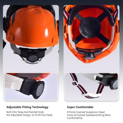 Cina CE EN397 che lavora alle attrezzature di sicurezza del posto di lavoro dell'OEM del casco di altezza in vendita