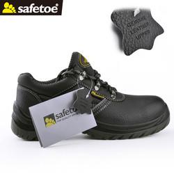 Cina La mucca riveste di pelle Toe Waterproof Safety Shoes Work che d'acciaio degli uomini gli stivali non slittano le scarpe resistenti UK3-13 dell'olio in vendita