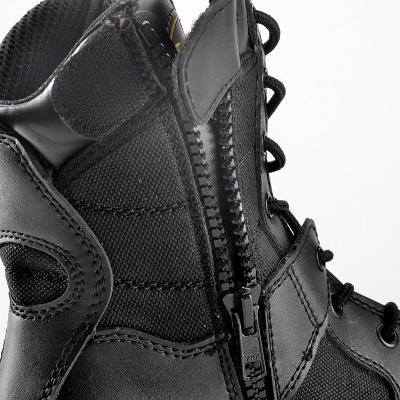Cina Stivali d'acciaio industriali H-9438 SAFETOE dell'esercito di Toe Cap Rigger Boots Police in vendita