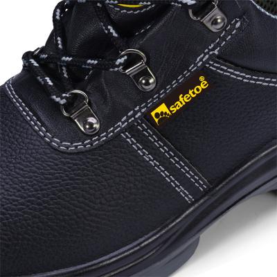 Cina Le scarpe di sicurezza reali del cuoio della mucca degli uomini funzionano gli stivali Mesh Coated EVA SAFETOE in vendita