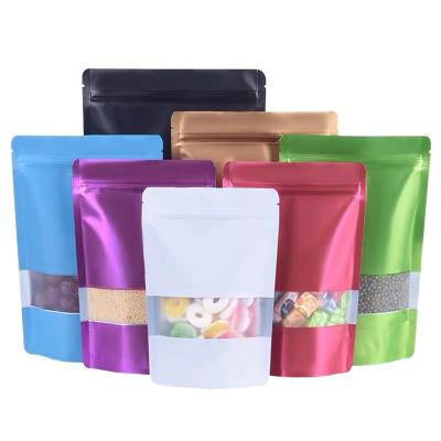 China Customized Printing Heat Seal Durable Material Waterproof Zipper Plastic Packaging Aluminum Foil Bag for Food Packing for sale