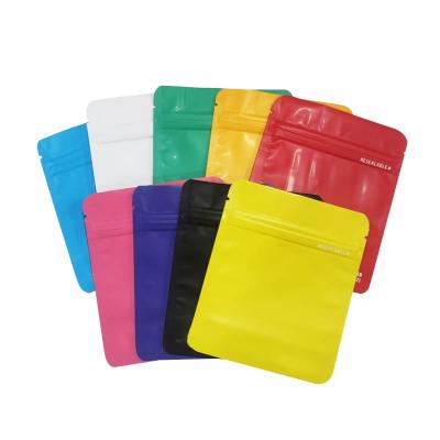 China Factory Direct Supply Colourful High Quality Seal Anti Odour Vertical Bag Small Zipper Plastic Reusable Bags for sale