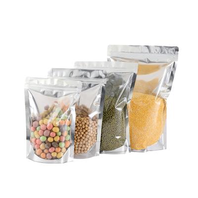 China Customized Food Grade Recyclable Multi Purpose Use Translucent Upright Bags Zipper Plastic Bags for Storage for sale