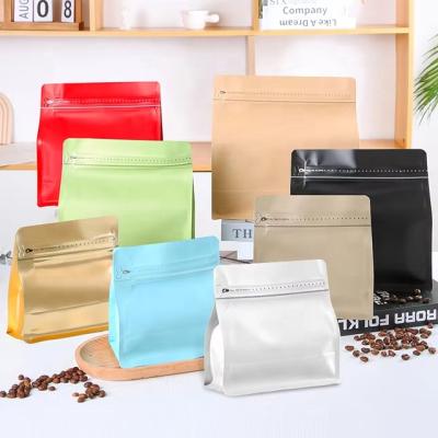 China Premium Quality Personalized Durable Material Coffee Bag Side Seal Valve Packing Pouch Coffee Packaging Bag for sale