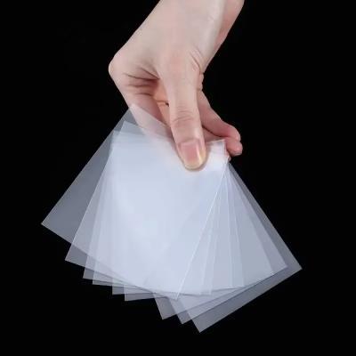 China Cheap Price Acid Free Pvc Free Photo Sleeves Flat Bag Soft Plastic Clear Card Game Sleeves for Photocards for sale