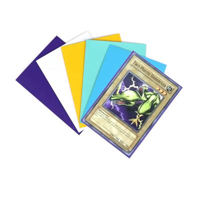 China Custom Print Logo Card Sleeve 66x91 62*89 Standard Card Penny Sleeves for Gundam TCG MTG Game Best Card Sleeves for sale