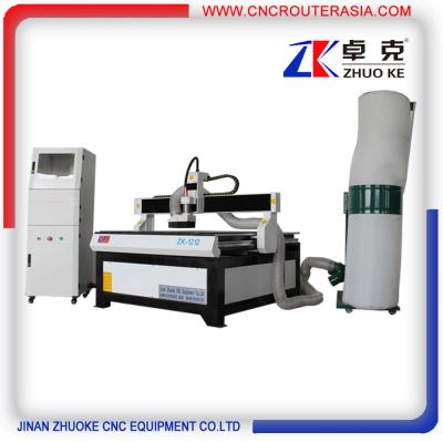 China Advertising Wood CNC Cutting Machine 4*4 feet with dust collector ZK-1212-2.2KW for sale