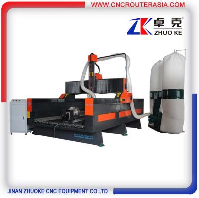 China ZK-1325 700MM Z axis Hybrid Servo Motor China economic Stone Engraving Cutting Machine for sale