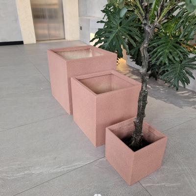 Cina Piantini di fiori in fibra di vetro per giardini in vendita