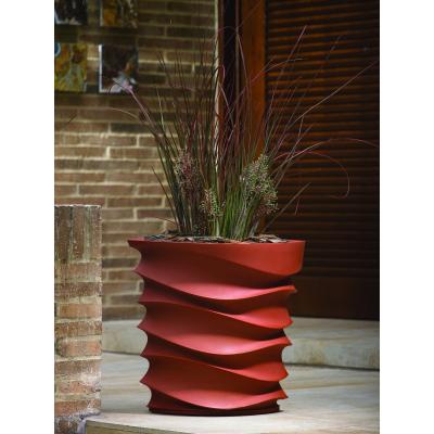 Cina Moderne vasi da fiore in fibra di vetro per la decorazione del giardino domestico all'aperto in vendita