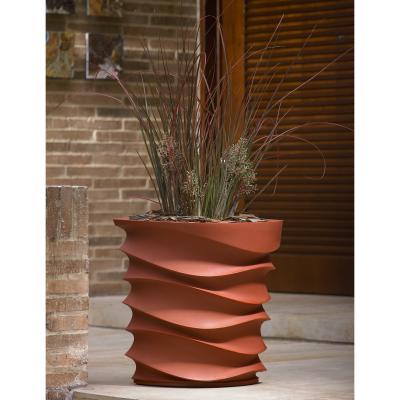 Cina Moderne vasi da fiore in fibra di vetro per la decorazione del giardino domestico all'aperto in vendita