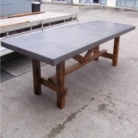 China QG 000 Outdoor Concrete Dining Table - GRC Construction, 10-500 Sets Capacity, Weather-Resistant for Patio & Garden for sale