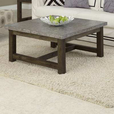 China High Quality Sturdy GRC Tables Garden Concrete Furniture Table Sets In Rectangular Round Shapes for sale