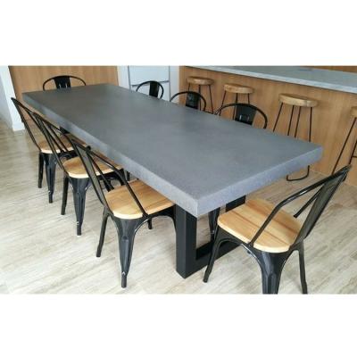 China Home Furniture Modern Living Room Concrete Table White Round Concrete Coffee Table for sale