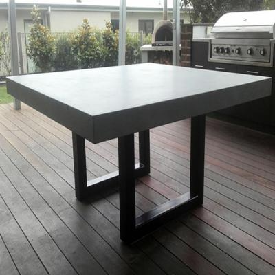 China Home Furniture Modern Living Room Concrete Table White Round Concrete Coffee Table for sale