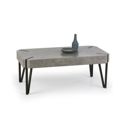 China Customized Cement Furniture Living Room Table Concrete Furniture Side Table Modern Round Concrete Coffee Table for sale