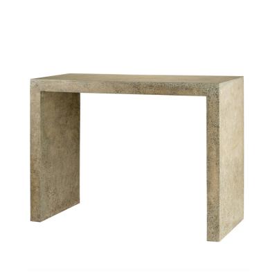 Cina Tavolo da patio in cemento GRC rettangolare / rotondo con sedie a panca in vendita