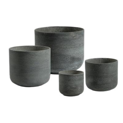 Китай Архаичный стиль круглые ГРК плантаторы для внешнего декора сада продается